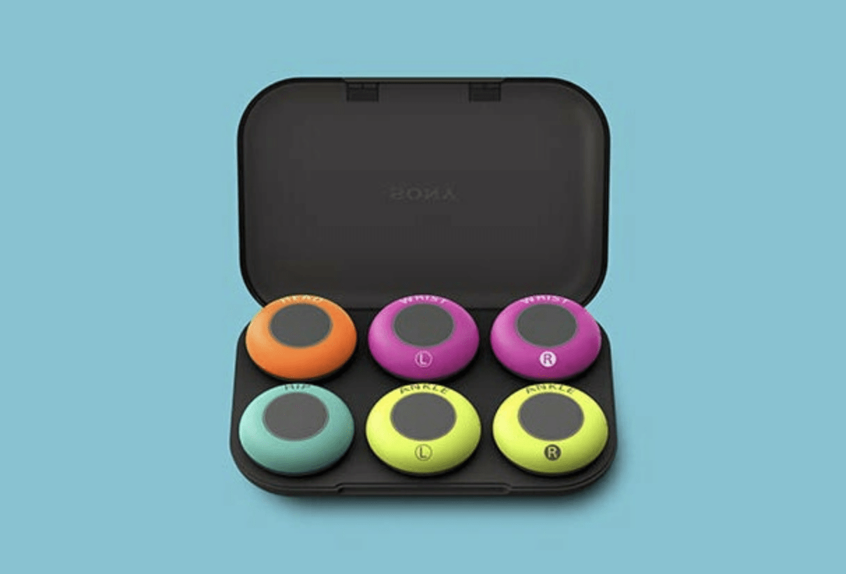 Motion capture trackers voor VR: Sony brengt Mocopi-set uit